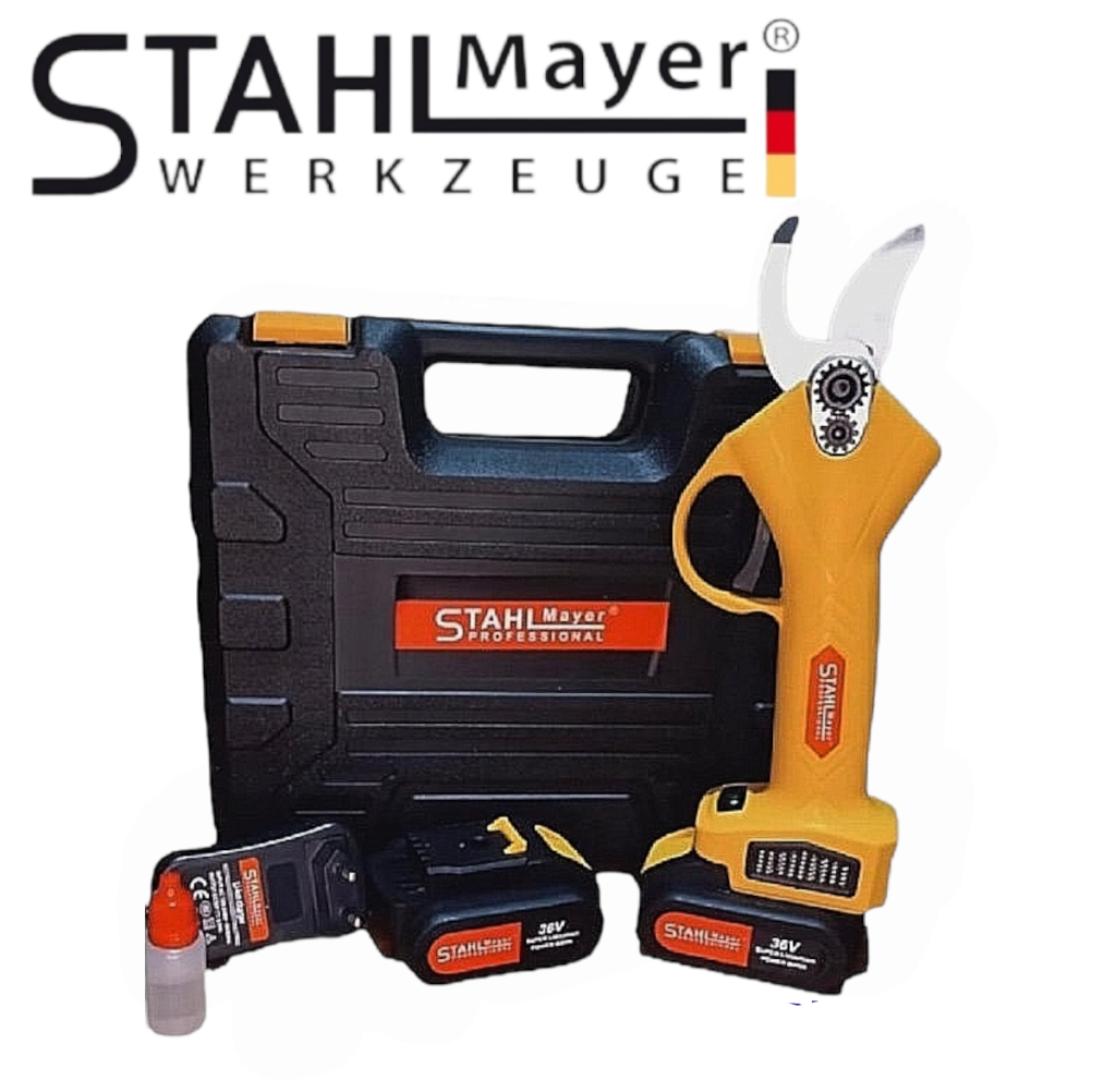 Безжична Градинска Акумулаторна Ножица 36V 8,0AH STAHLMAYER – Инструменти за всеки