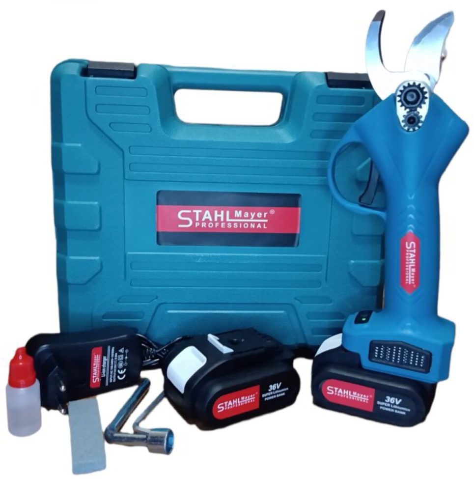 Немска Безжична Градинска Акумулаторна Ножица 36V 8,0AH STAHLMAYER Germany - Инструменти за всеки