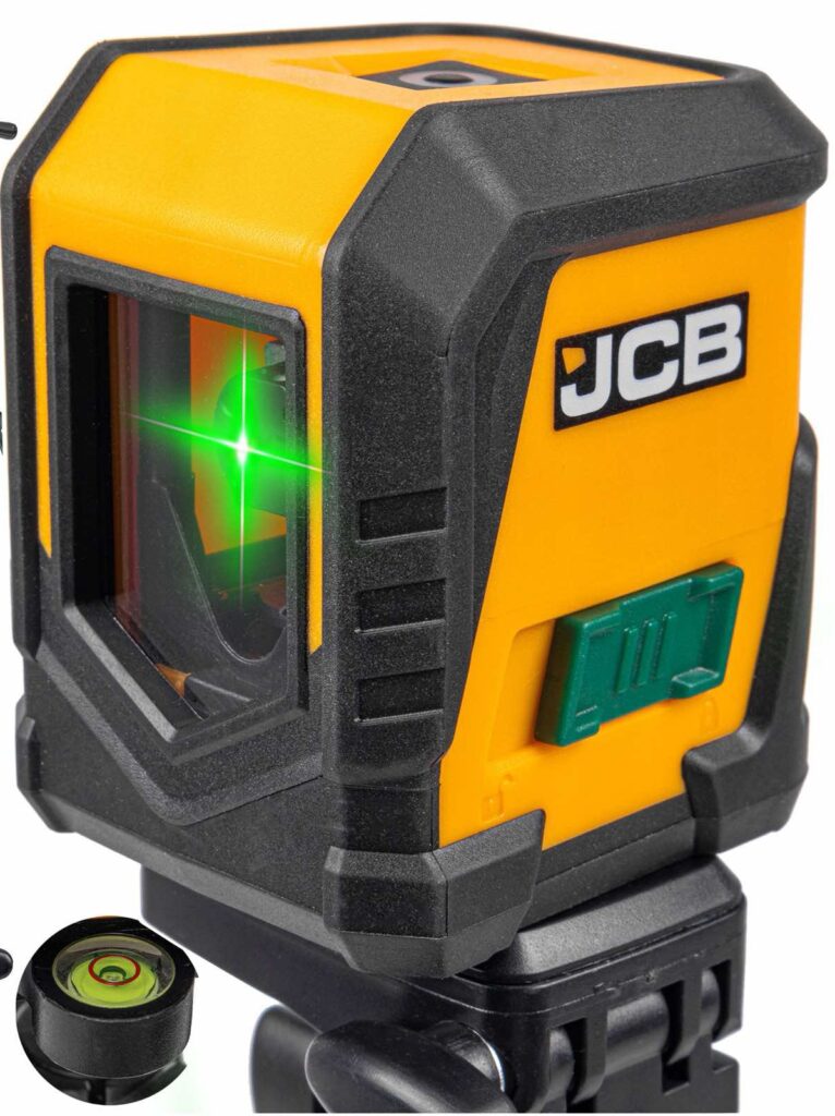 Лазерен Нивелир с Тринога Стойка JCB CLL-G 20 Метра със Зелен Лъч ...